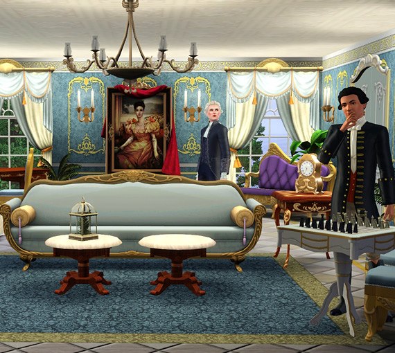 Sims 3 Store: Full Preview of the Rococo Set - BeyondSims